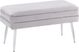 Interlarken Silver Accent Bench - Rooms To Go