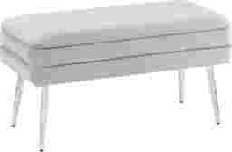 Interlarken Silver Gray Accent Bench | Rooms to Go