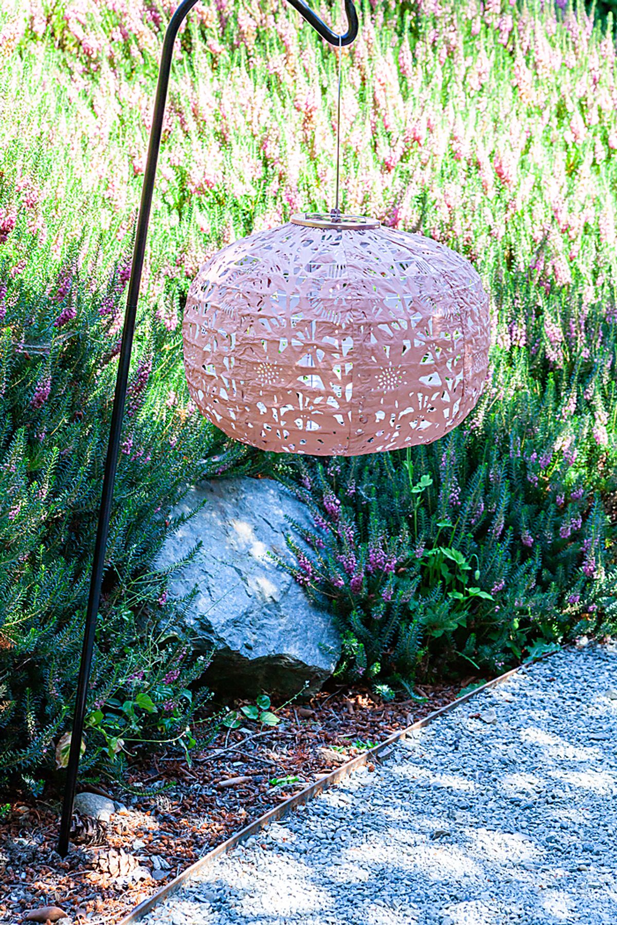 Irian Island Clay Orange Outdoor Lantern | Rooms to Go