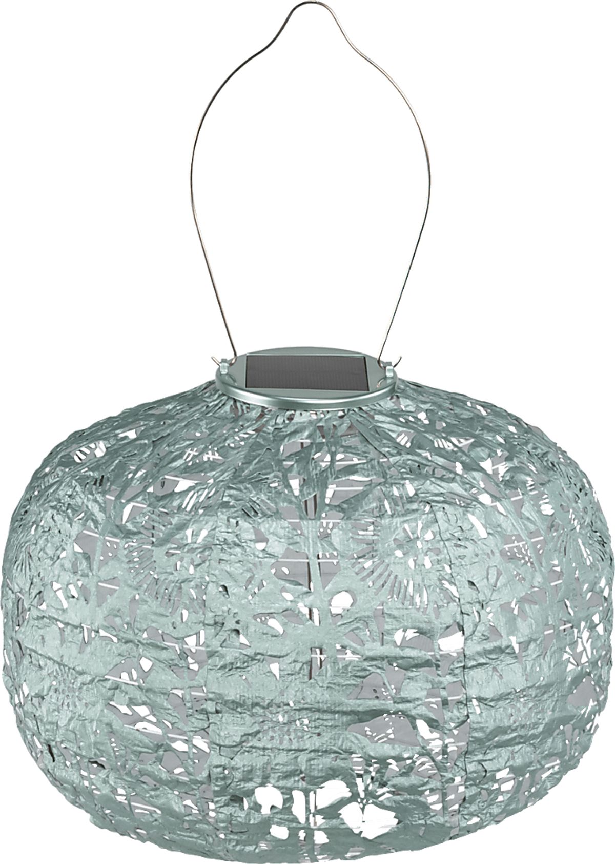 Irian Island Sage Green Outdoor Lantern | Rooms to Go