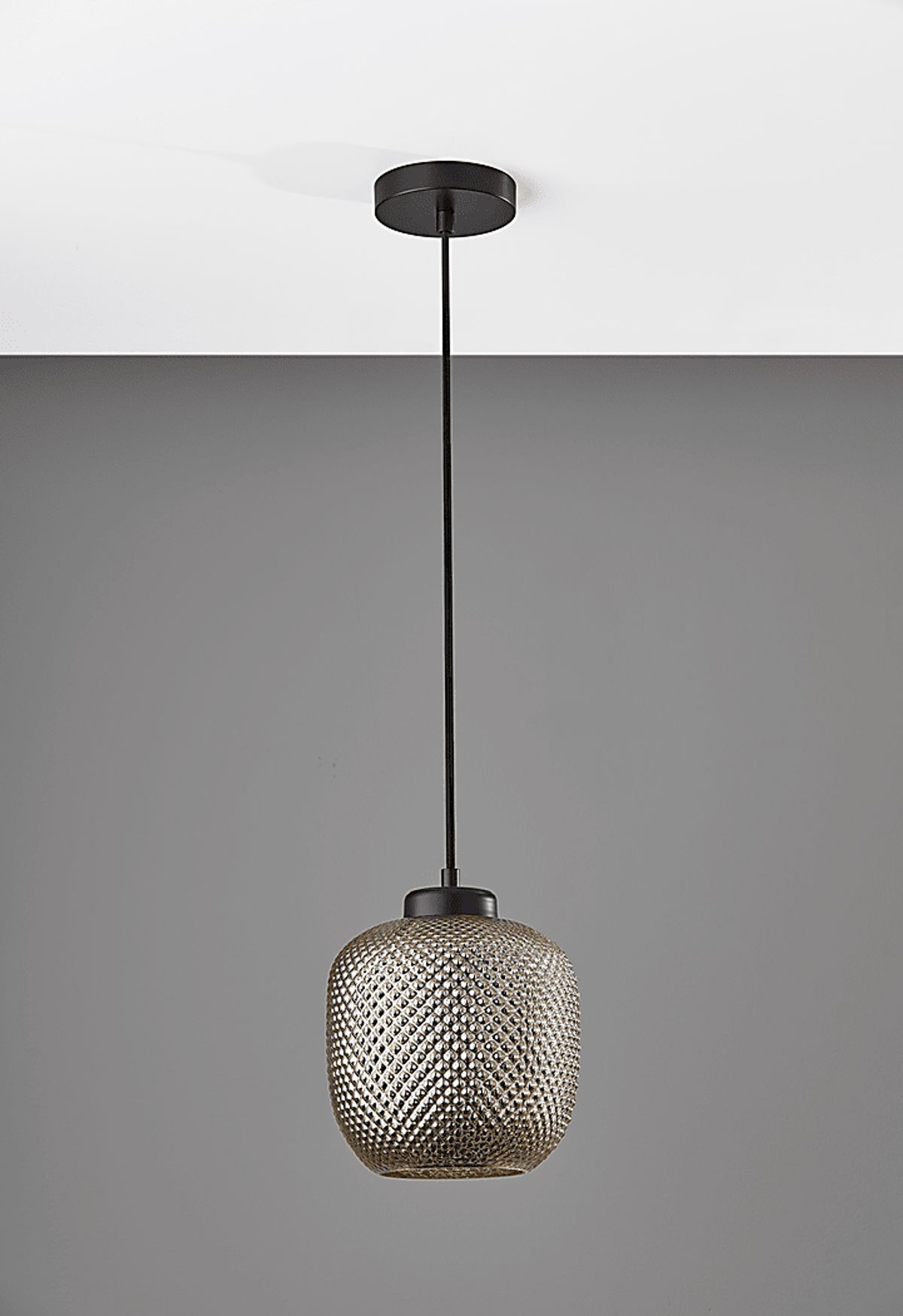 Iroquois Loop Bronze Brown,Yellow Pendant | Rooms to Go