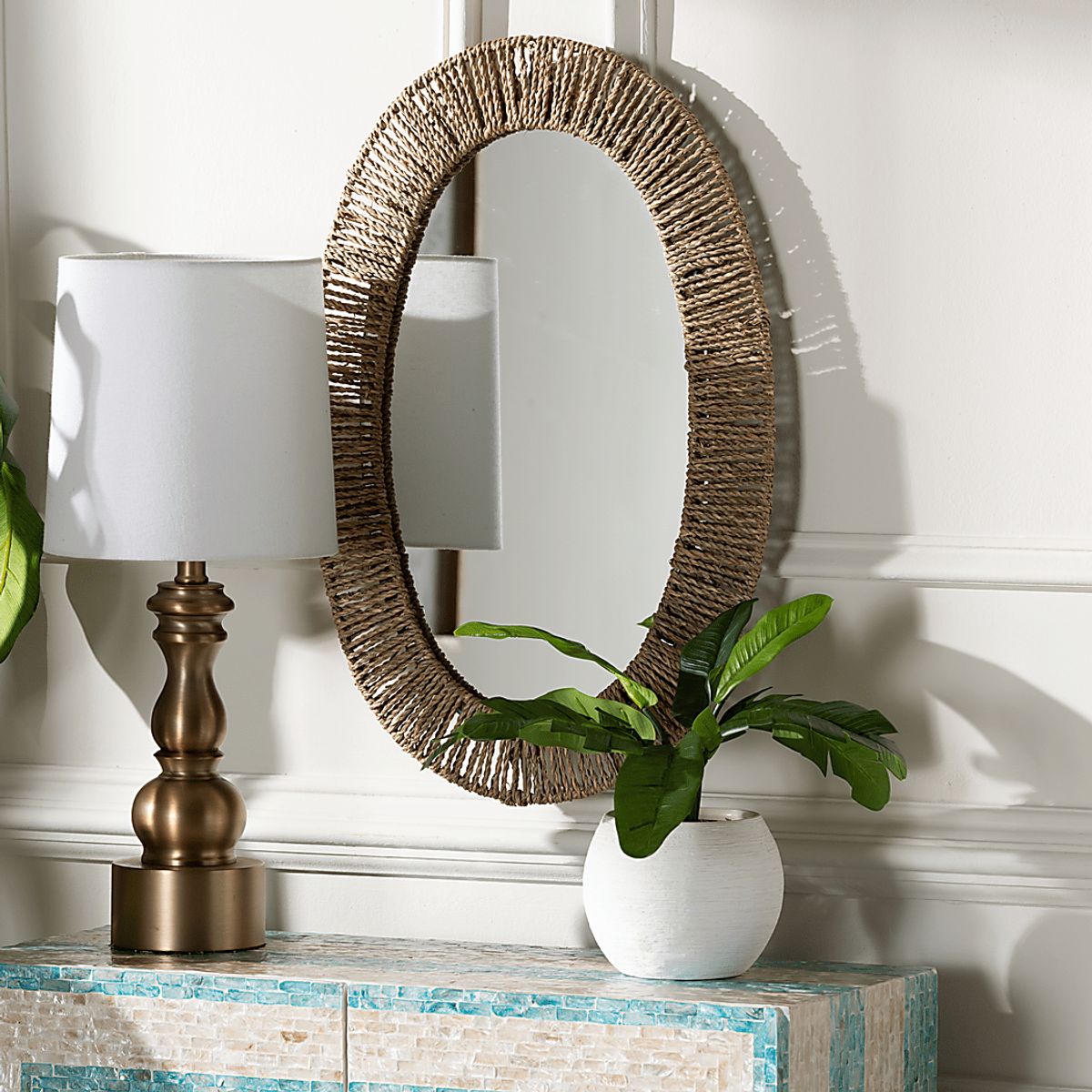 Isgett Brown Mirror | Rooms to Go
