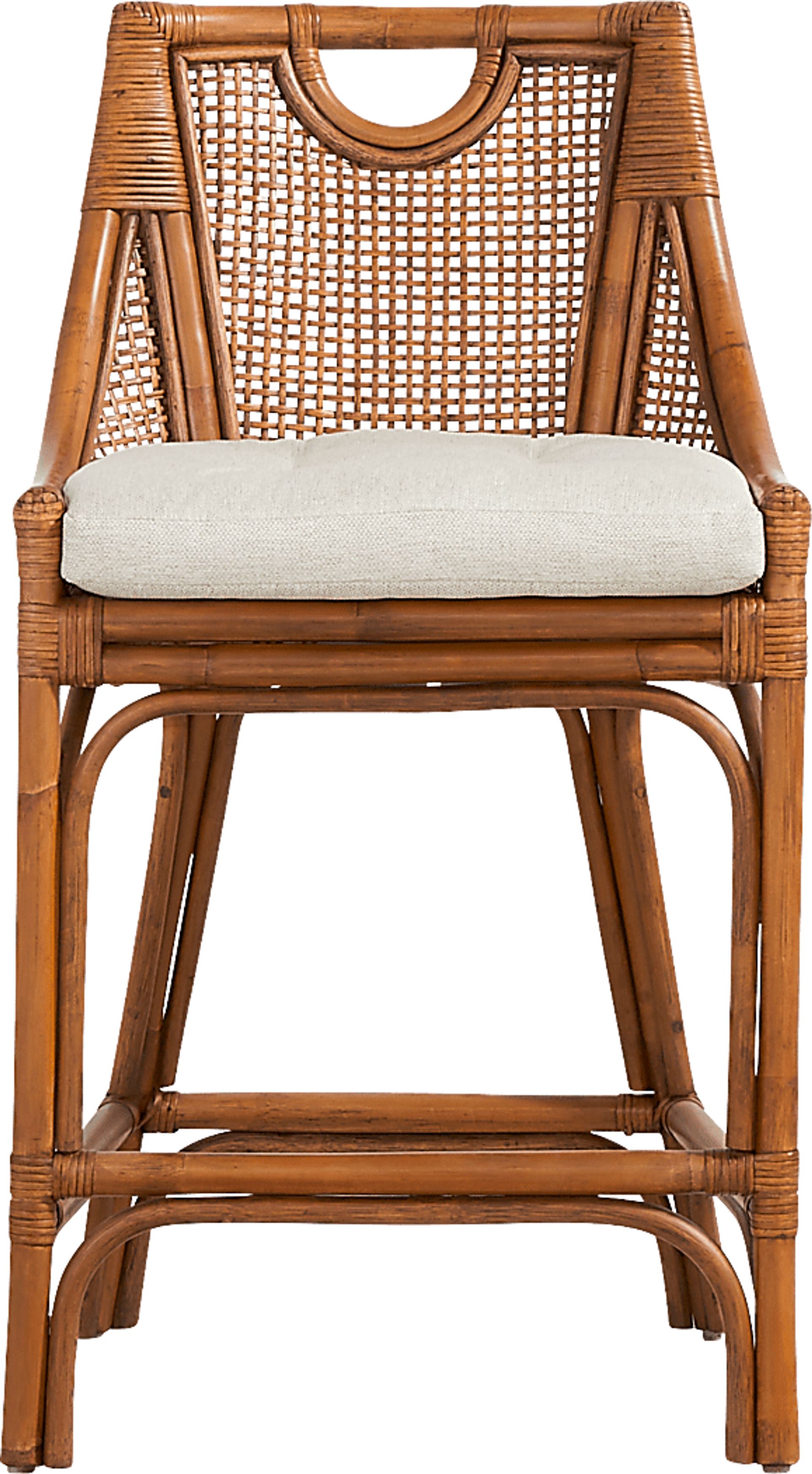 Isla Bay Brown Dark Wood Counter Height Stool | Rooms to Go