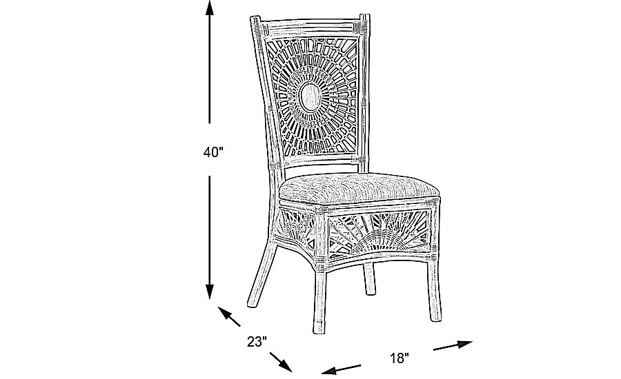Island Sunrise Brown Side Chair - Rooms To Go