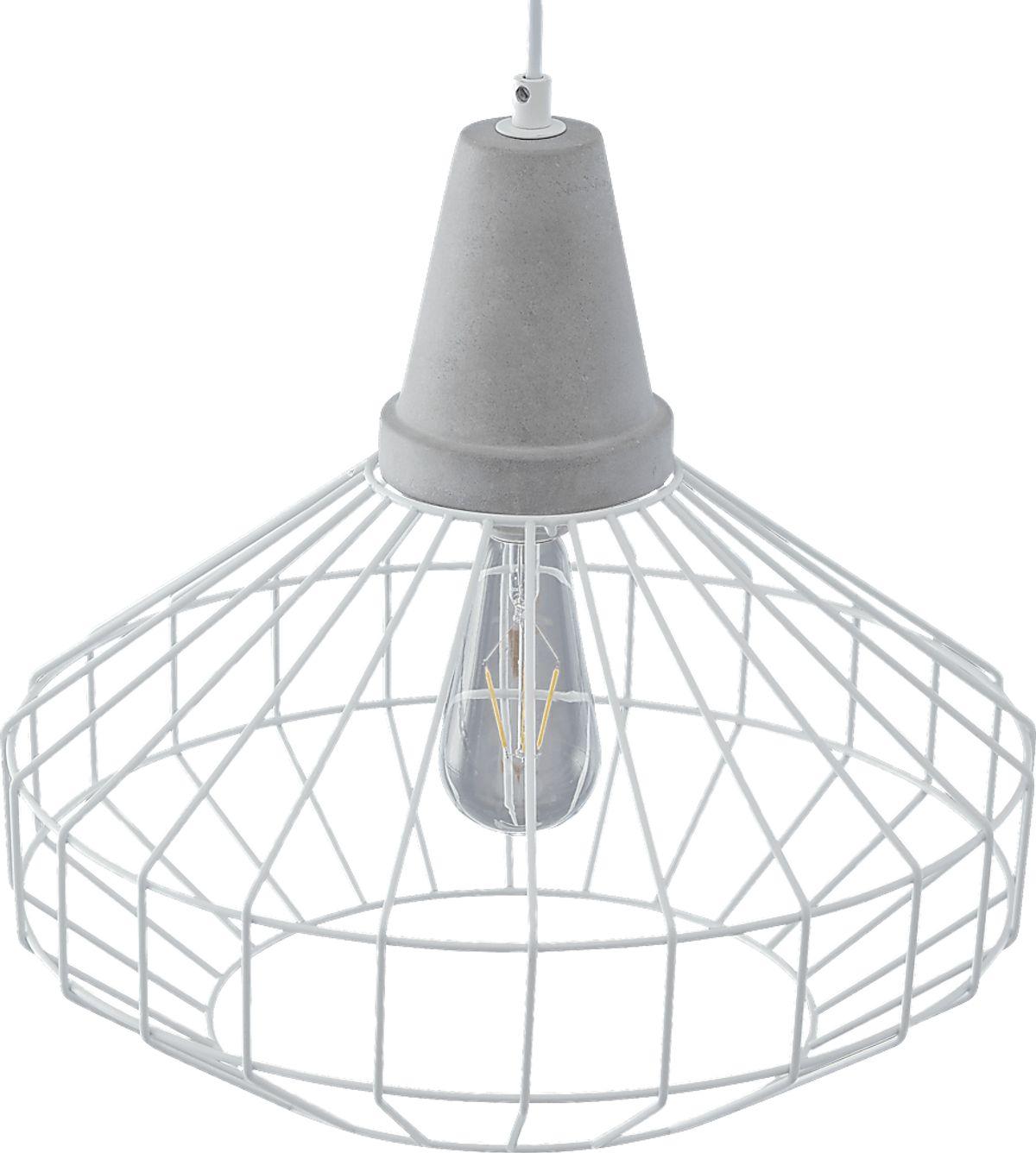 Islay White Pendant | Rooms to Go