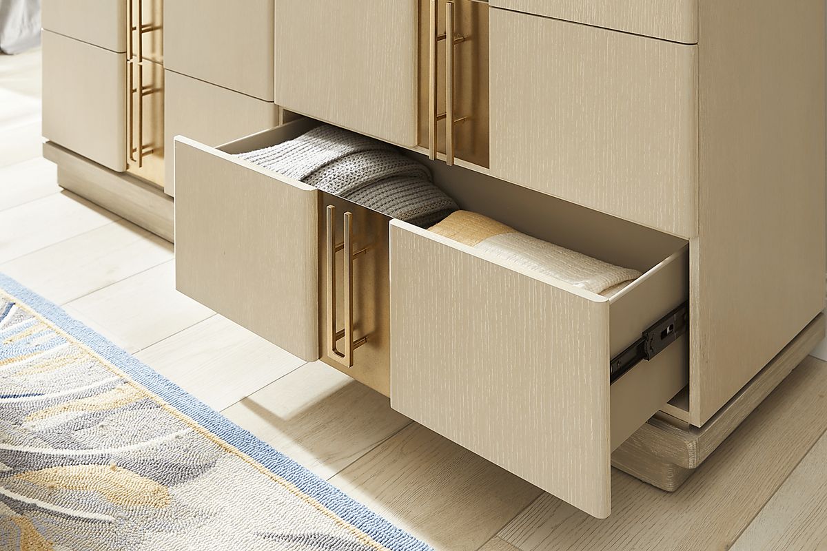 Issabela Caramel Light Wood Dresser | Rooms to Go