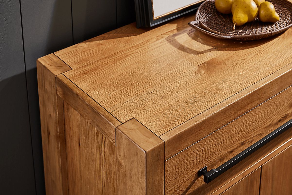 Ithaca Natural Light Wood Server | Rooms to Go