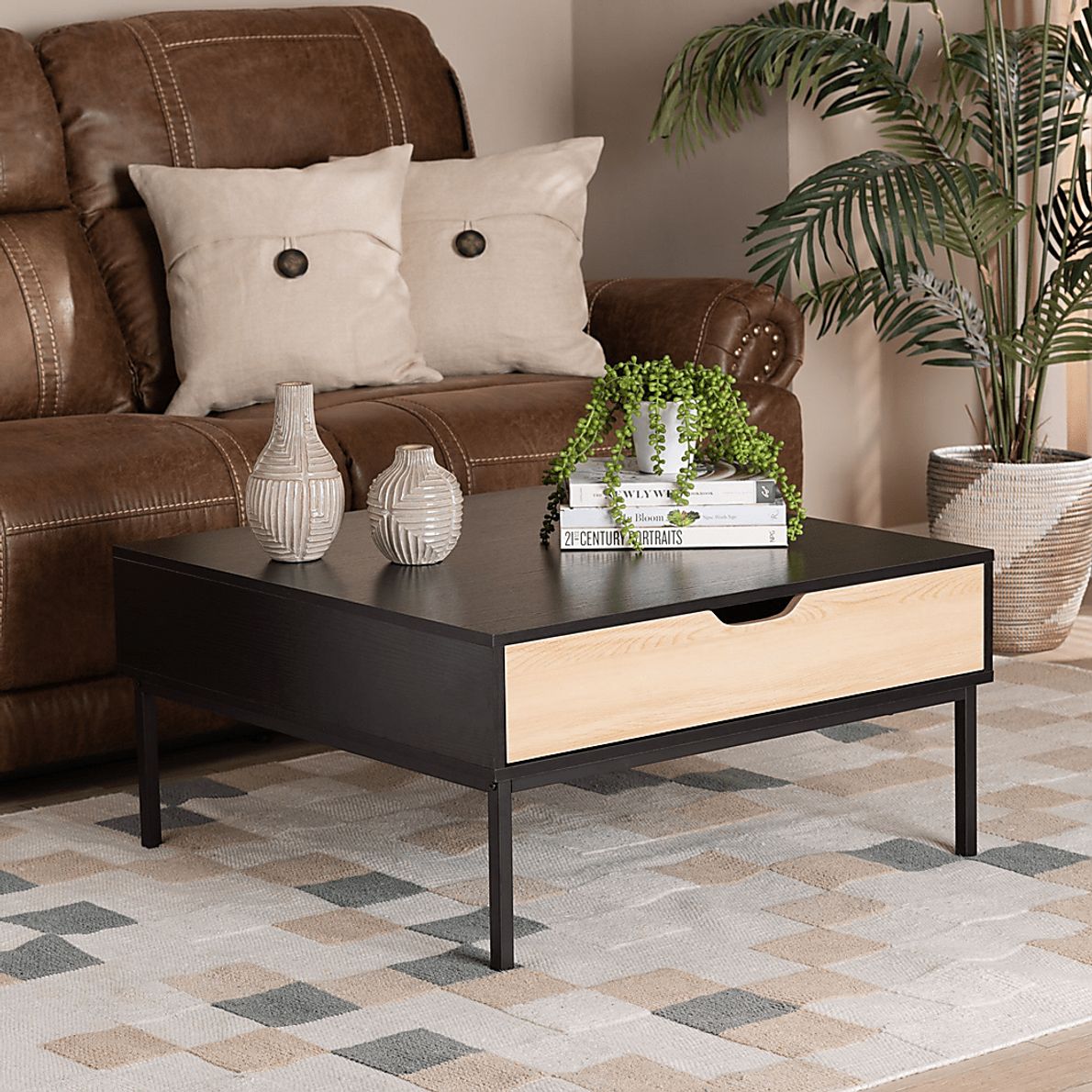 Ivanele Black Cocktail Table - Rooms To Go