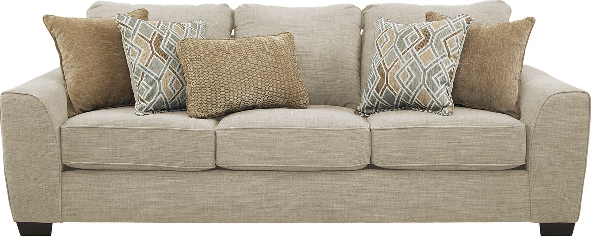 Ivyleigh Wheat Beige Chenille Fabric Sofa | Rooms to Go