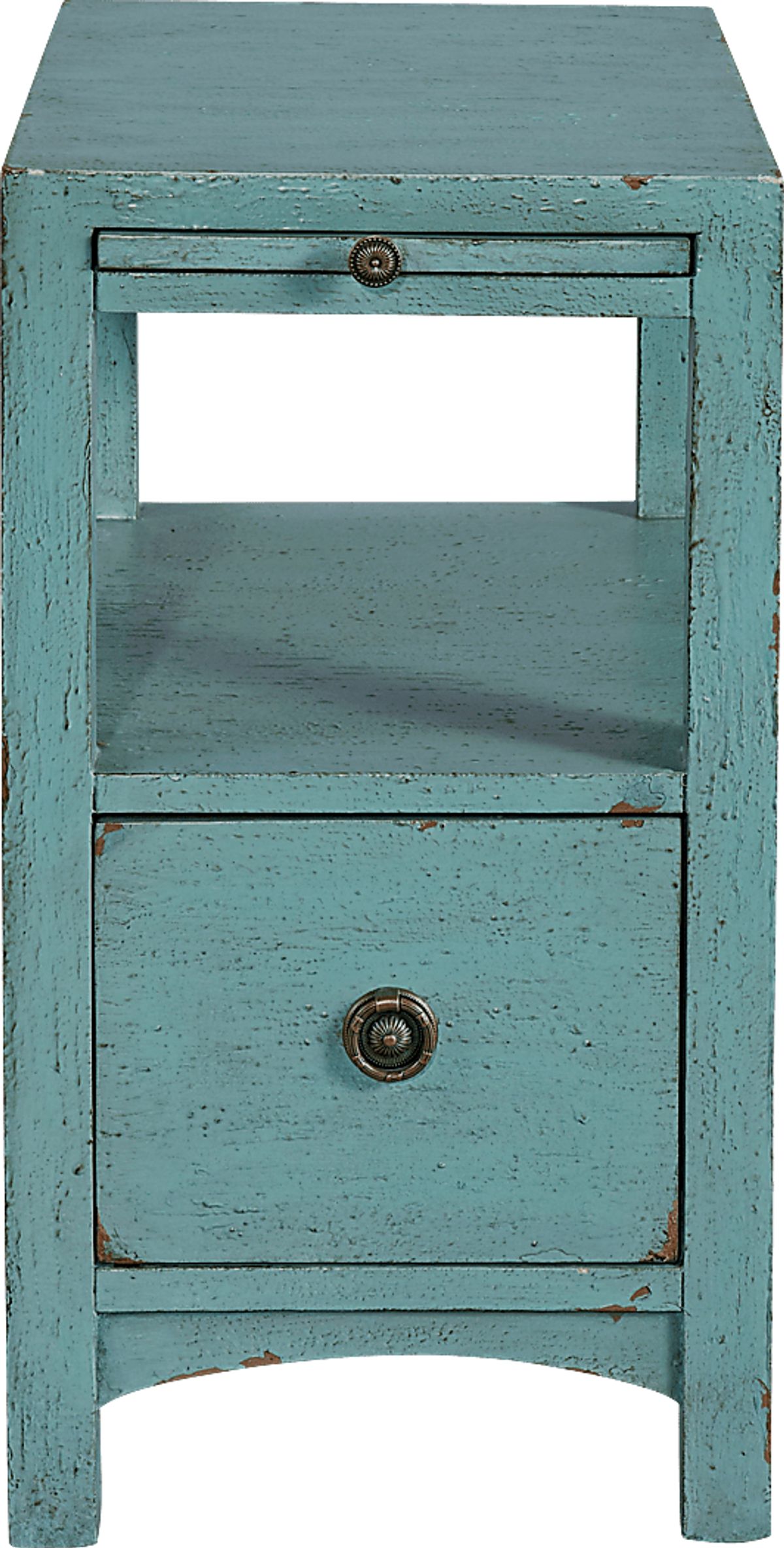 Jacinda Blue Colors Chairside Table | Rooms to Go