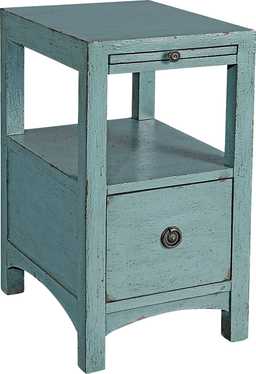 Jacinda Blue Colors Chairside Table | Rooms to Go