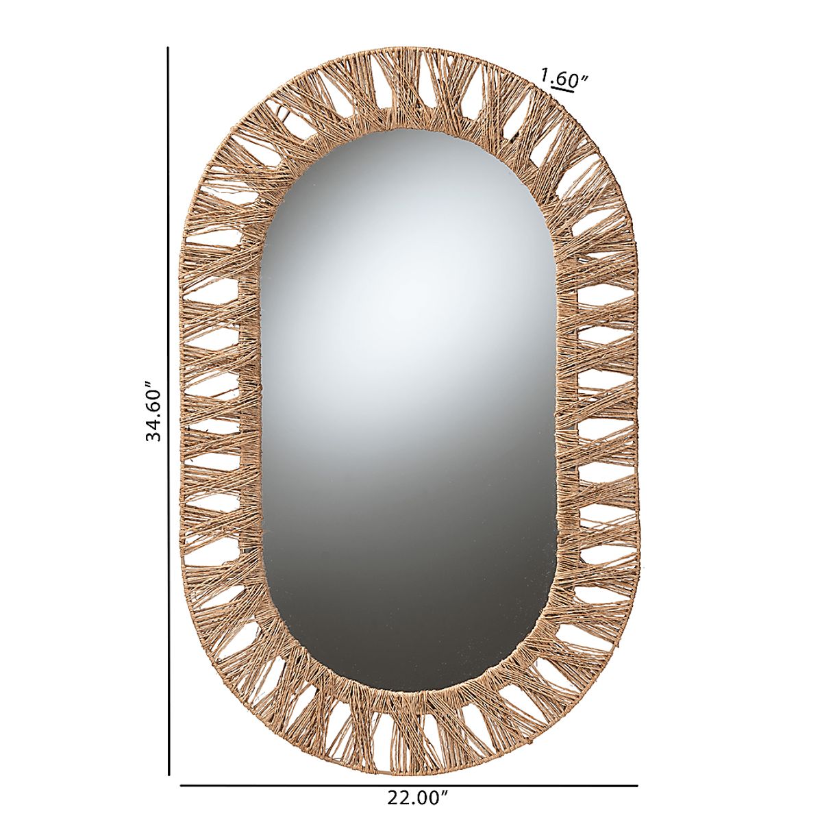 Jacobean Brown Mirror | Rooms to Go