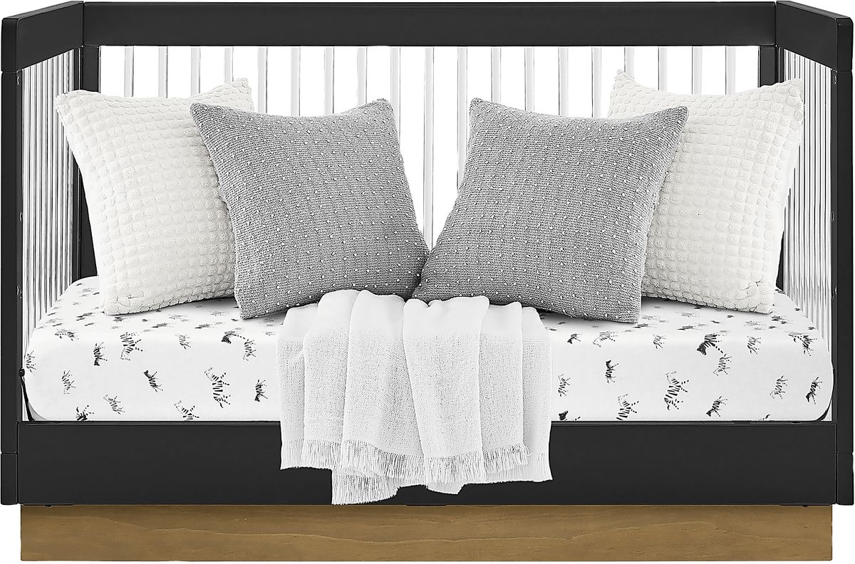 Delta Children James Midnight Gray Crib | Rooms to Go