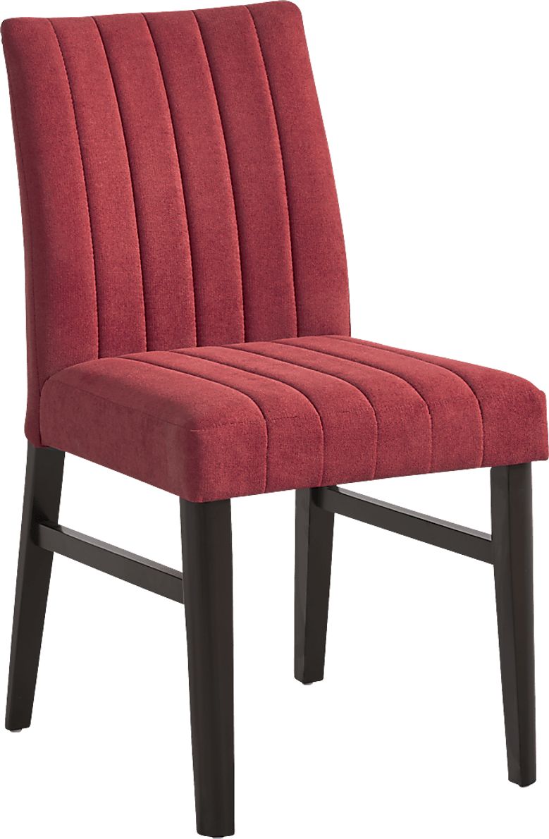 Jarvis Red Polyester Fabric Side Chair - Rooms To Go