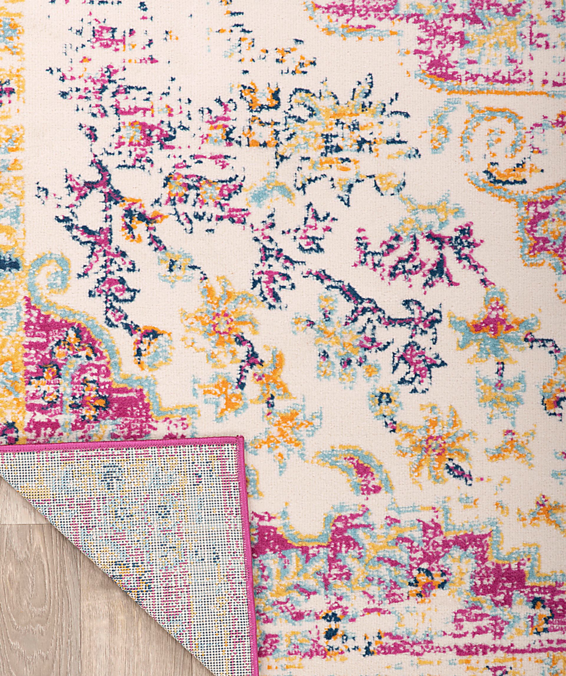 Jasbir Pink Rug | Rooms to Go