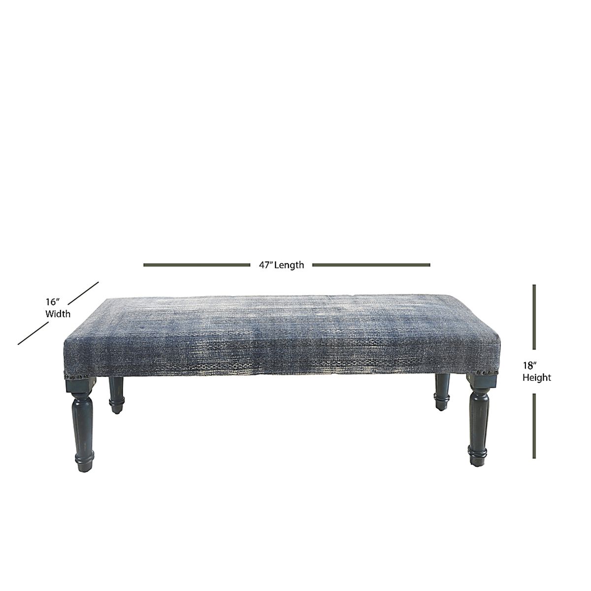 Jastira Blue Bench | Rooms to Go