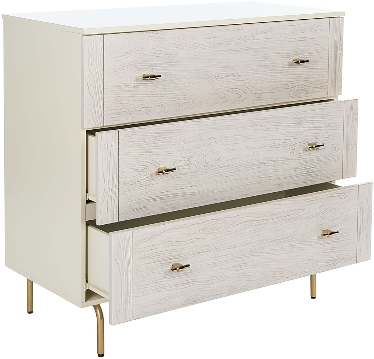 Jaywood Cream Colors,Light Wood,White Dresser | Rooms to Go