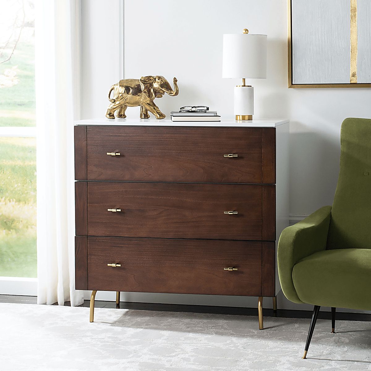 Jaywood Walnut Dark Wood Dresser | Rooms to Go