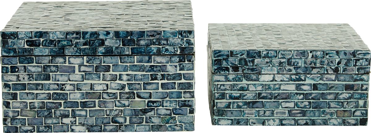 Jemata Blue Decorative Box | Rooms to Go