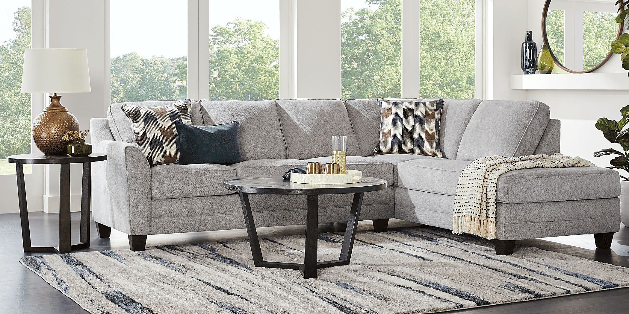 Jenisse Gray 2 Pc Sectional - Rooms To Go