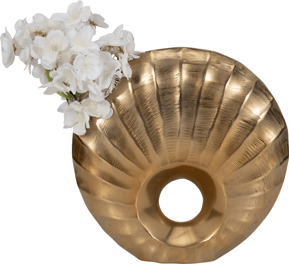 Jimboa Gold Yellow Vase | Rooms to Go