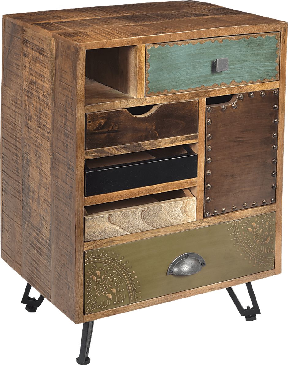 Josie Tan Light Wood End Table - Rooms To Go