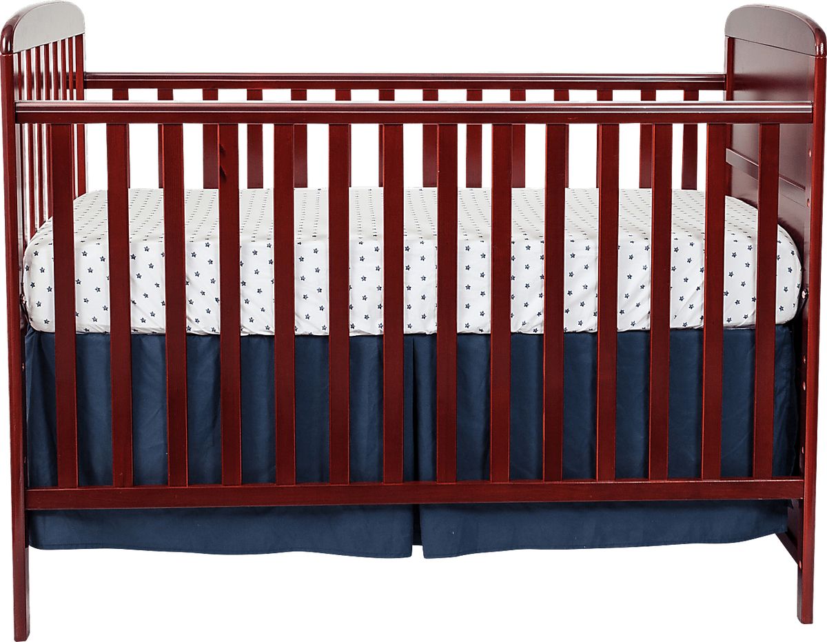 Julian Park Brown Cherry Dark Wood Crib | Rooms to Go