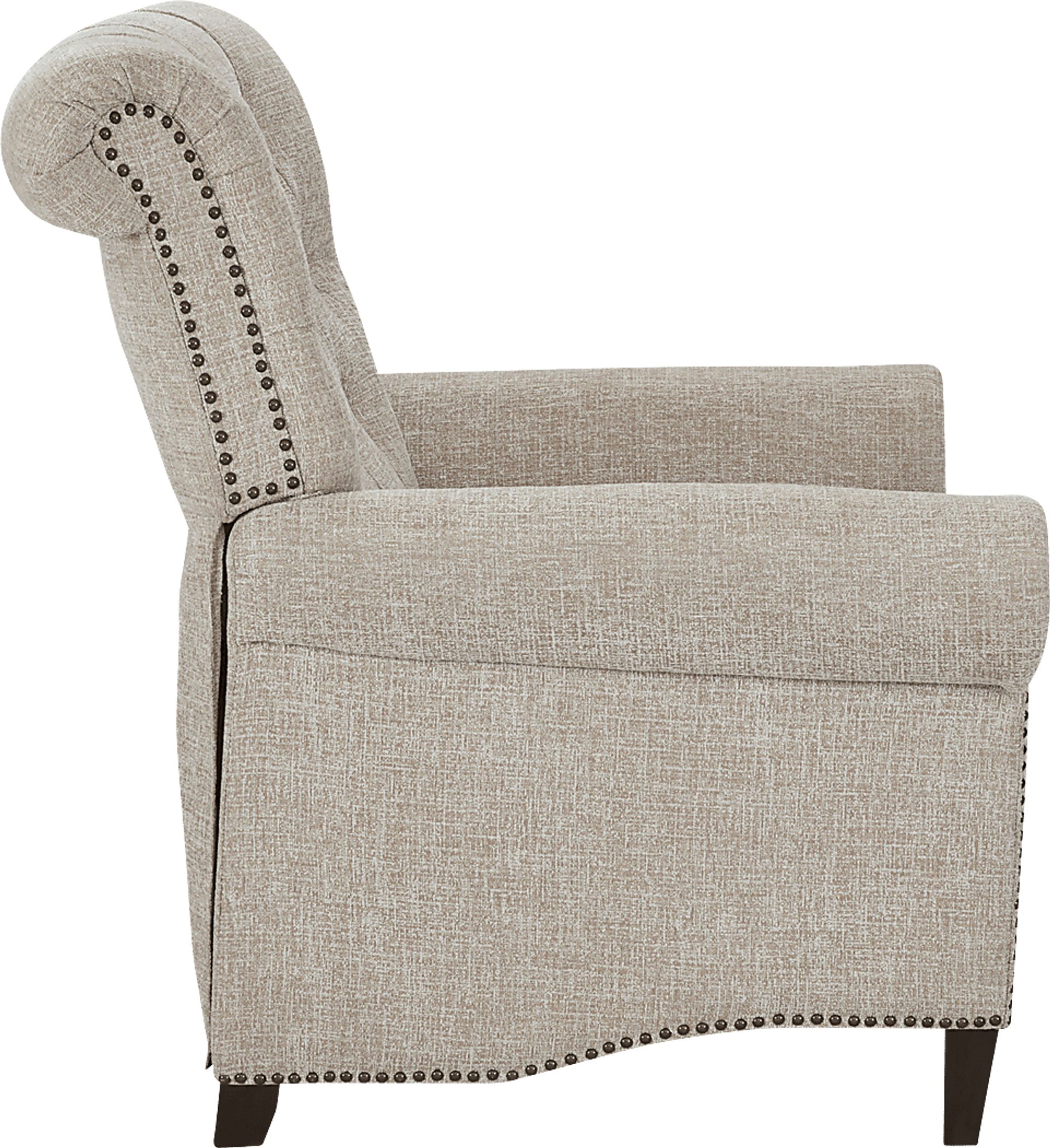 Julieanna Cream Beige Polyester Fabric Recliner | Rooms to Go
