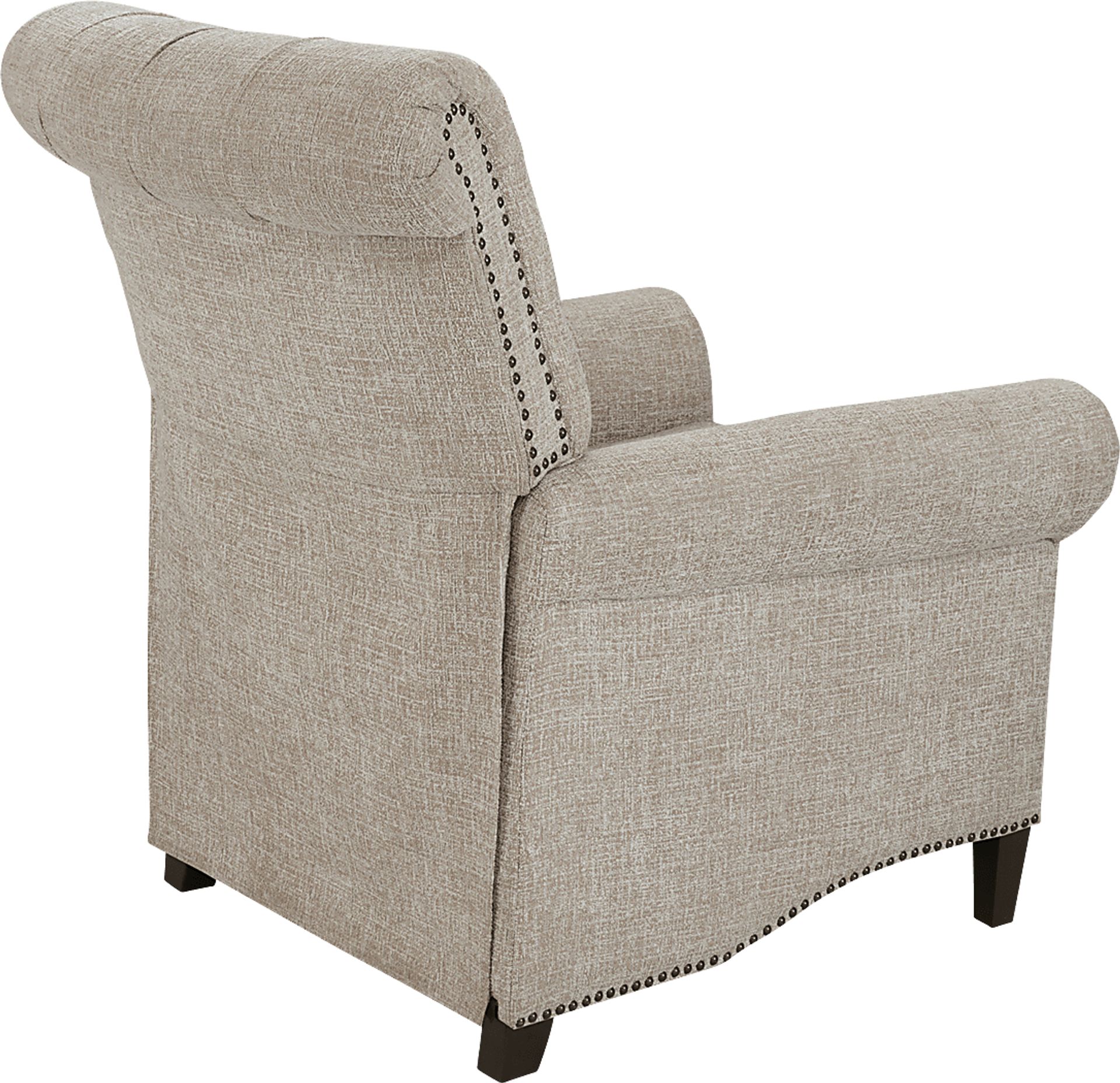 Julieanna Cream Beige Polyester Fabric Recliner | Rooms to Go