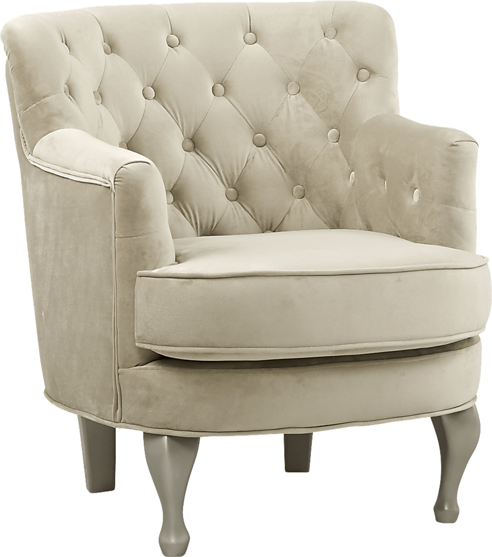 Julietta Champagne Beige Polyester Fabric Chair | Rooms to Go