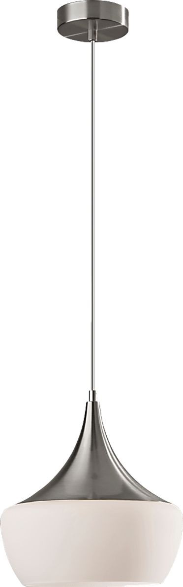 Juniper Lane Steel Gray Pendant - Rooms To Go