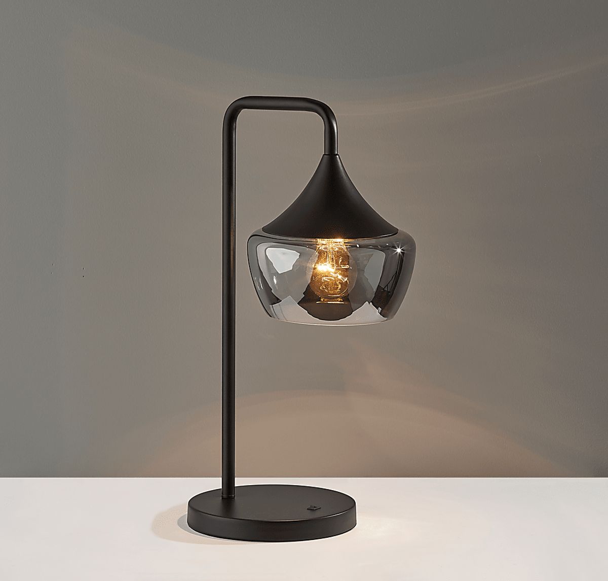 Juniper Lane Smoke Gray Table Lamp | Rooms to Go