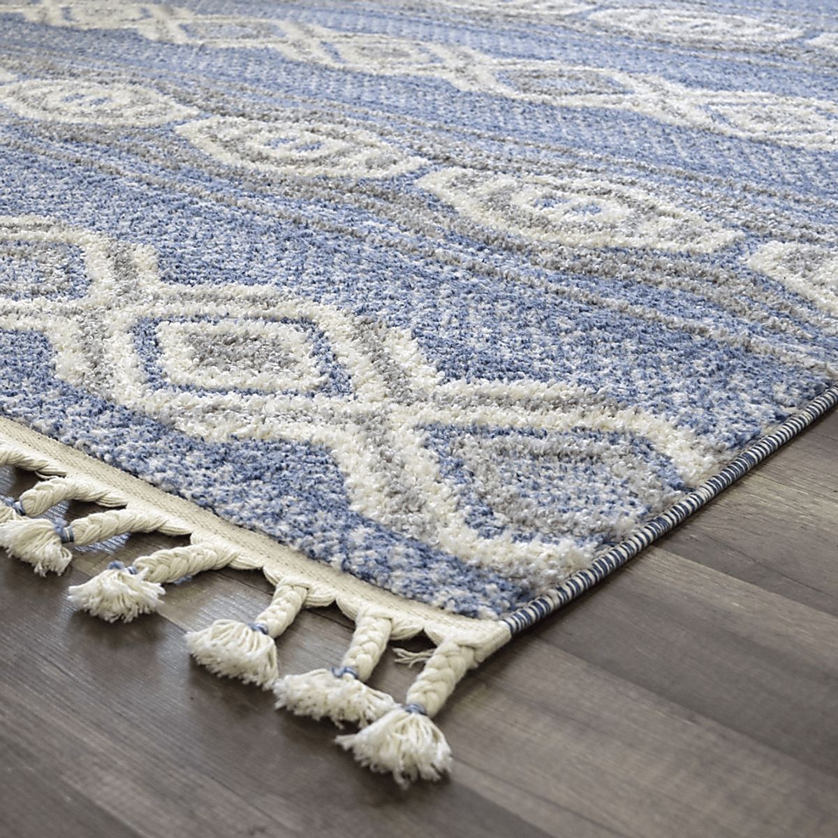Jushou Blue Rugs | Rooms to Go