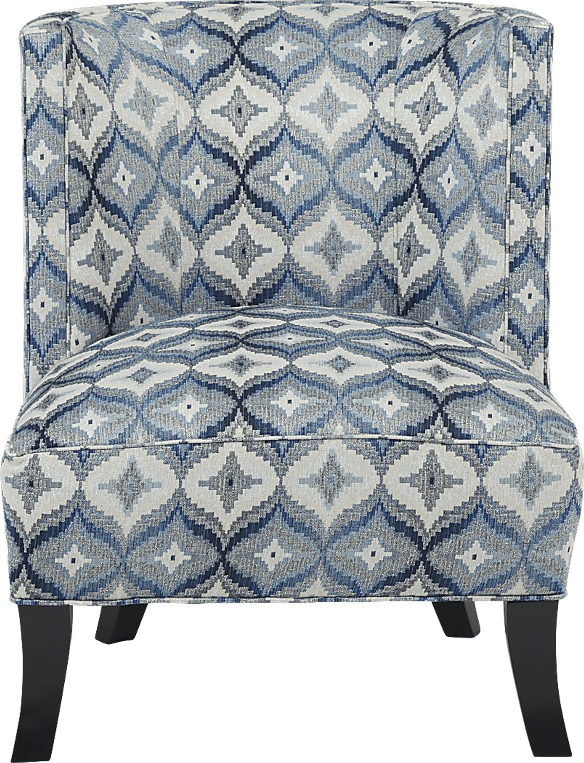 Justine Denim Blue Polyester Fabric Accent Chair | Rooms to Go