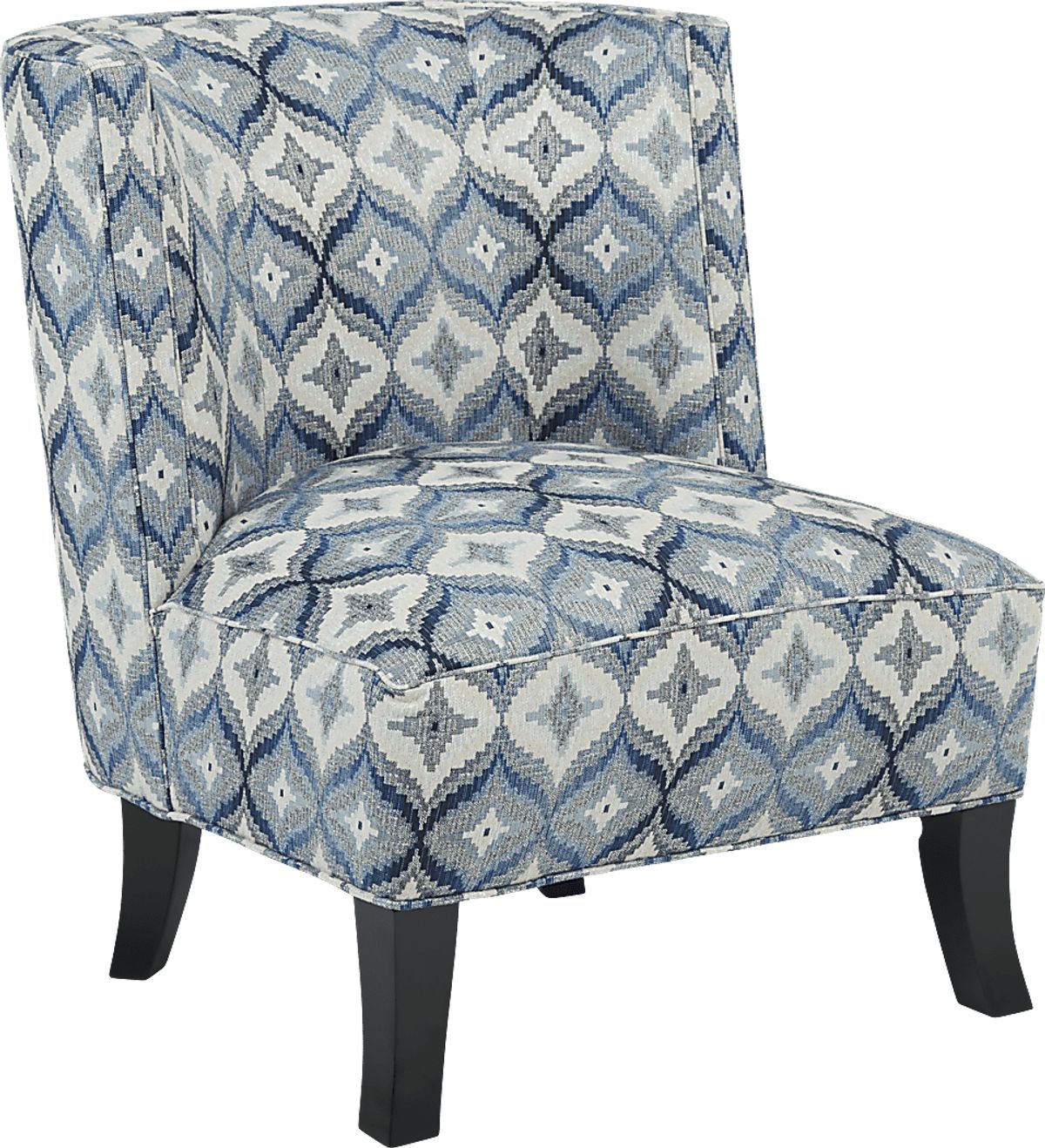 Justine Denim Blue Polyester Fabric Accent Chair | Rooms to Go