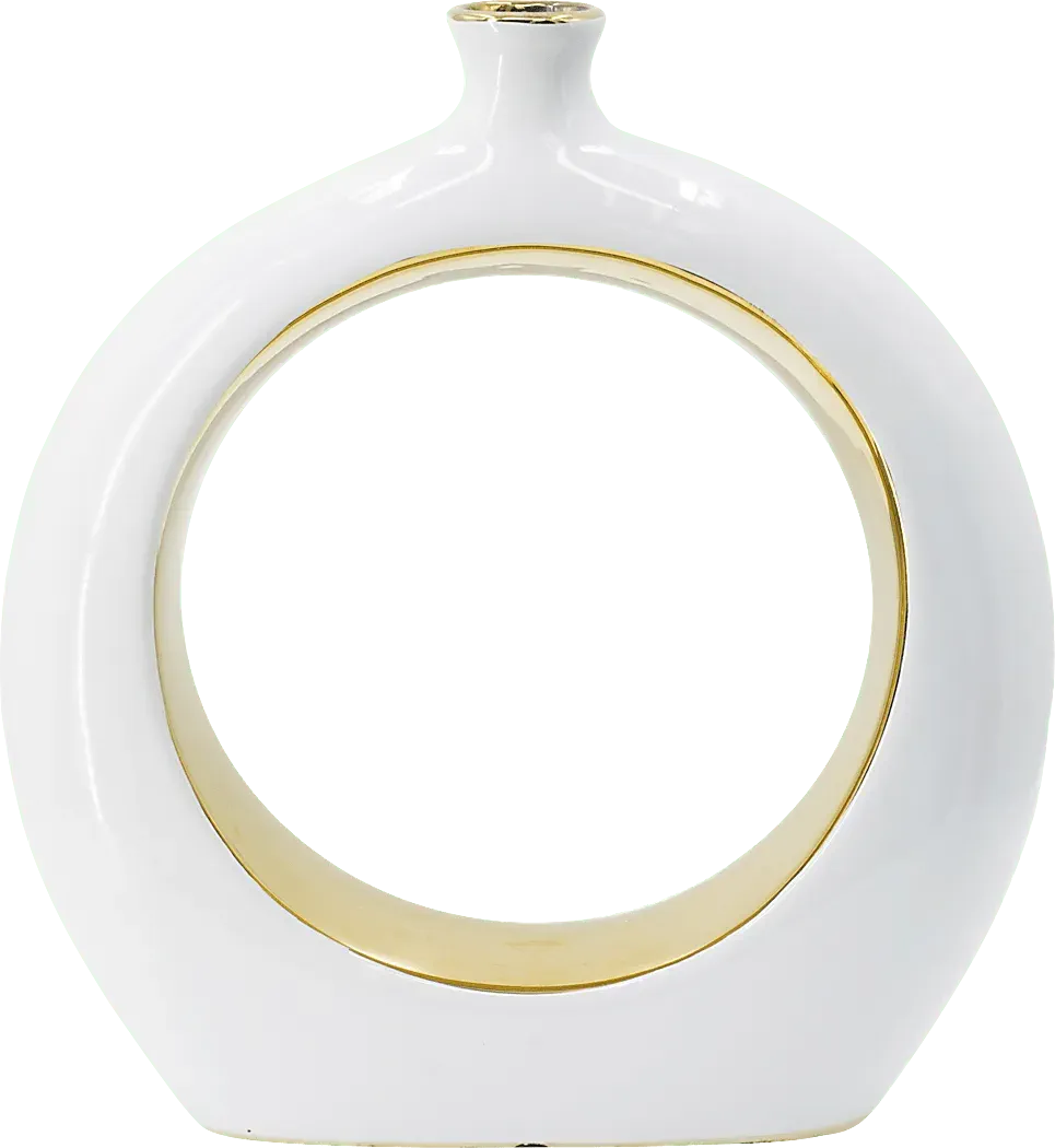 Kaeleen I Gold,White White,Yellow Vase | Rooms to Go