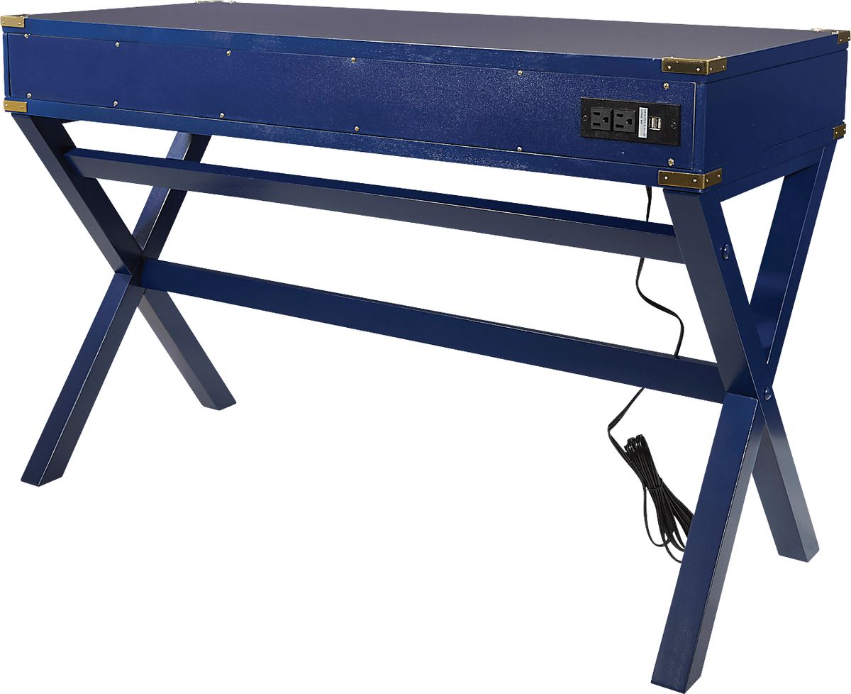 Kaeler Blue Desk | Rooms to Go