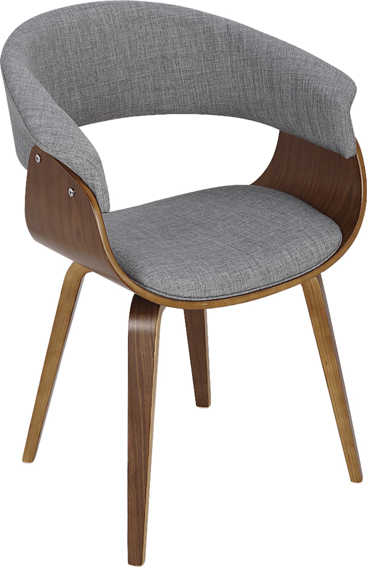 Kahmiel I Gray Polyester Fabric Arm Chair, Set Of 2 | Rooms to Go