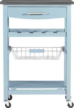 Kalany Blue Colors Kitchen Cart | Rooms to Go