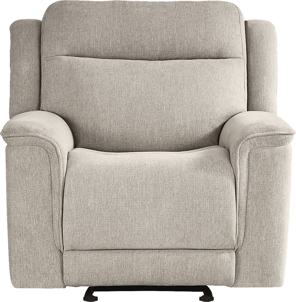 Kamden Place Cement Polyester Fabric Recliner | Rooms to Go