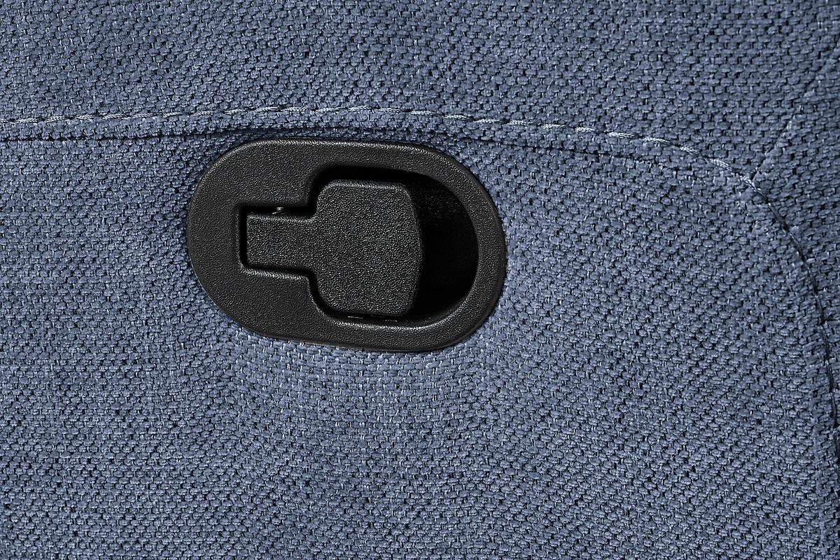 Kamden Place 2 Pc Cobalt Blue Polyester Fabric Non-Power Reclining ...