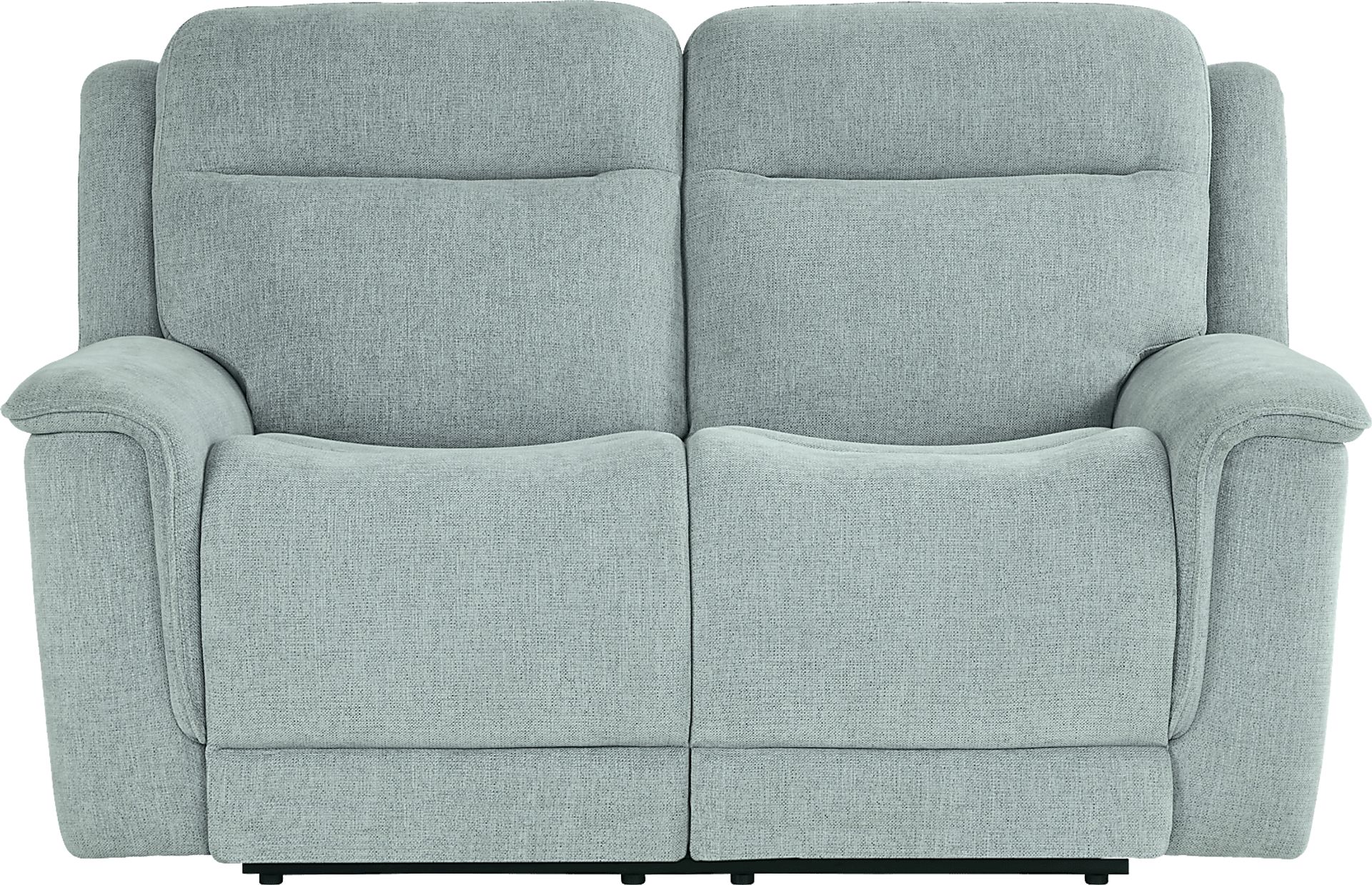 Kamden Place Seafoam Green Polyester Fabric Non-Power Reclining ...