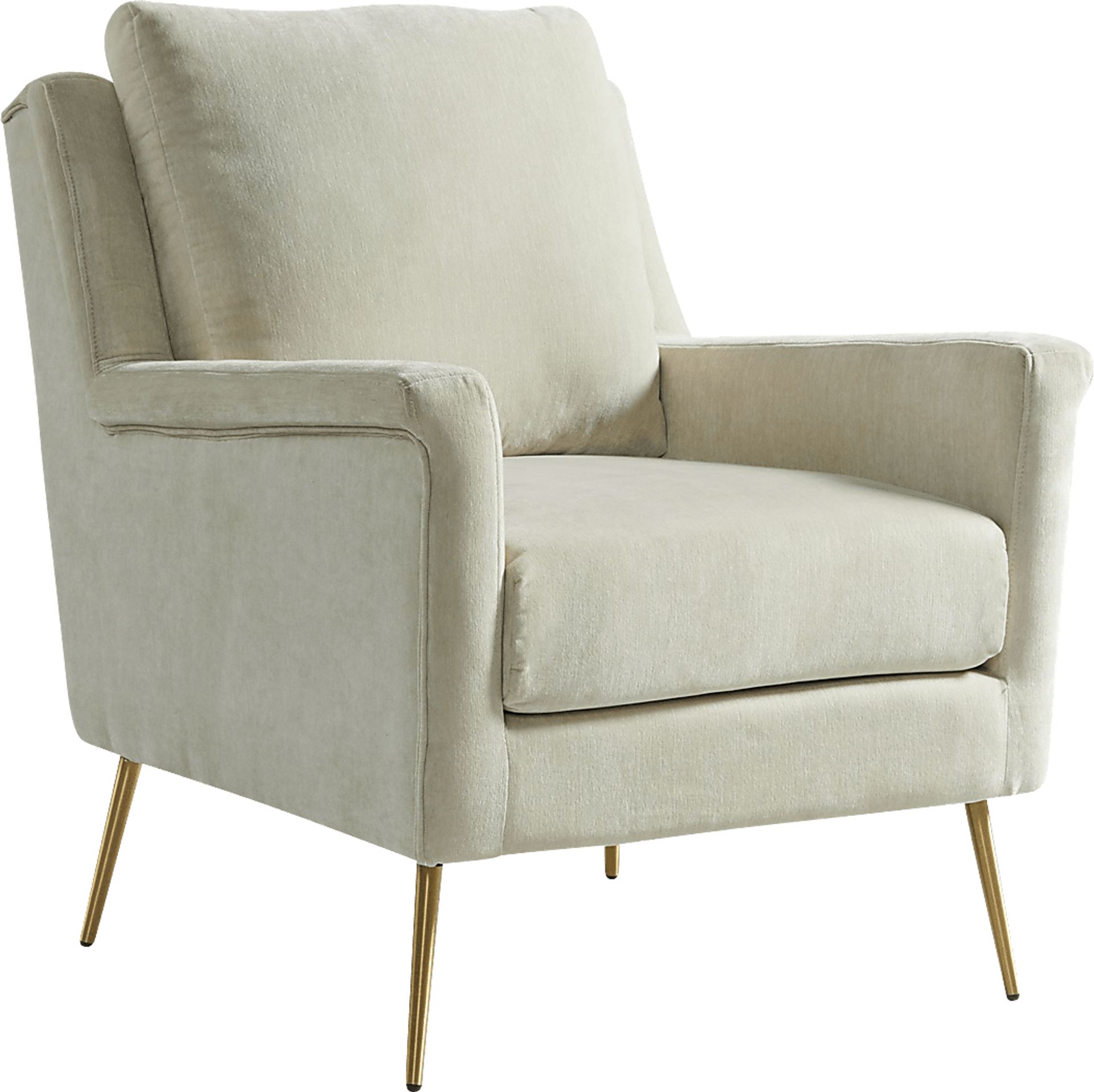 Kamela Beige Polyester Fabric Accent Chair | Rooms to Go