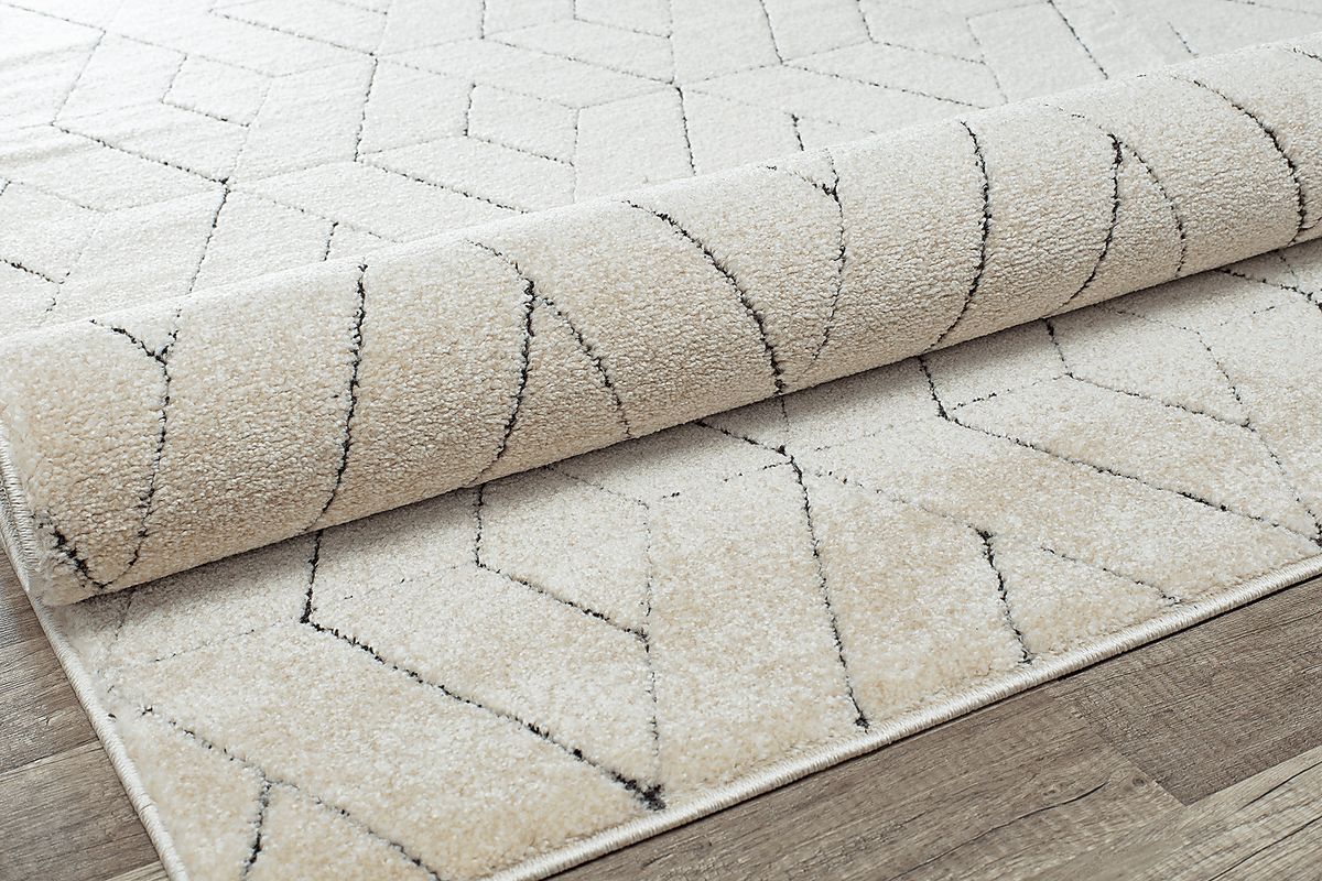 Karelle Tan Beige,Brown Rug | Rooms to Go