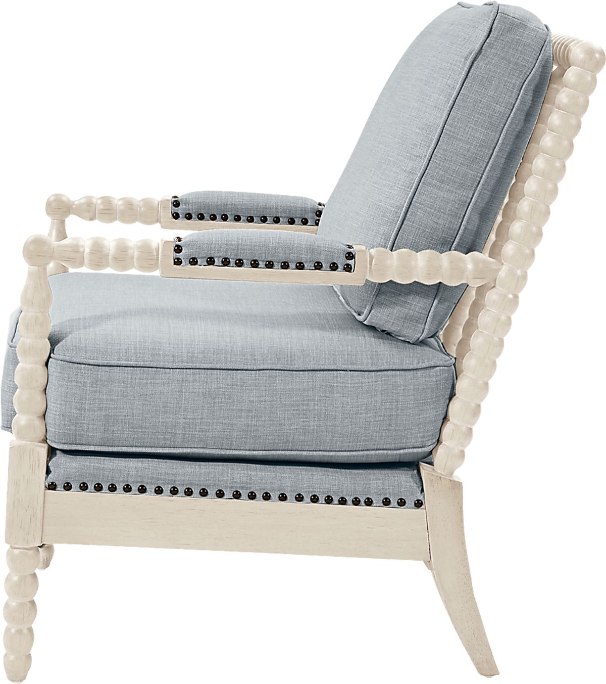 Kasch Light Blue Polyester Fabric Accent Chair | Rooms to Go