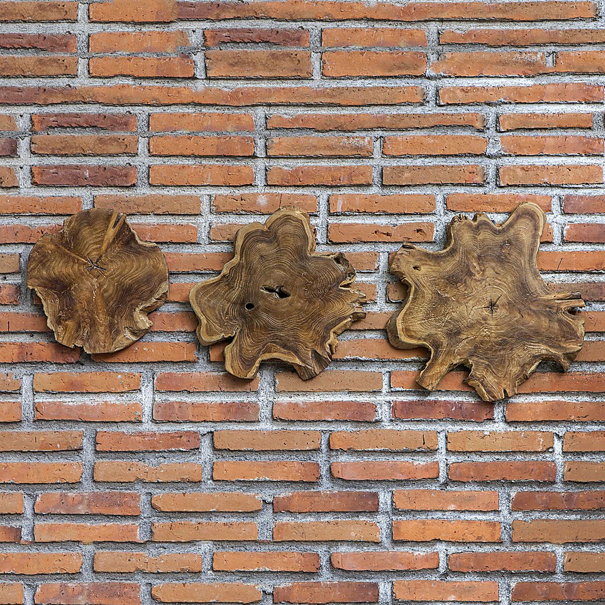 Kaspar Brown Dark Wood Wall Decor, Set Of 3 | Rooms to Go