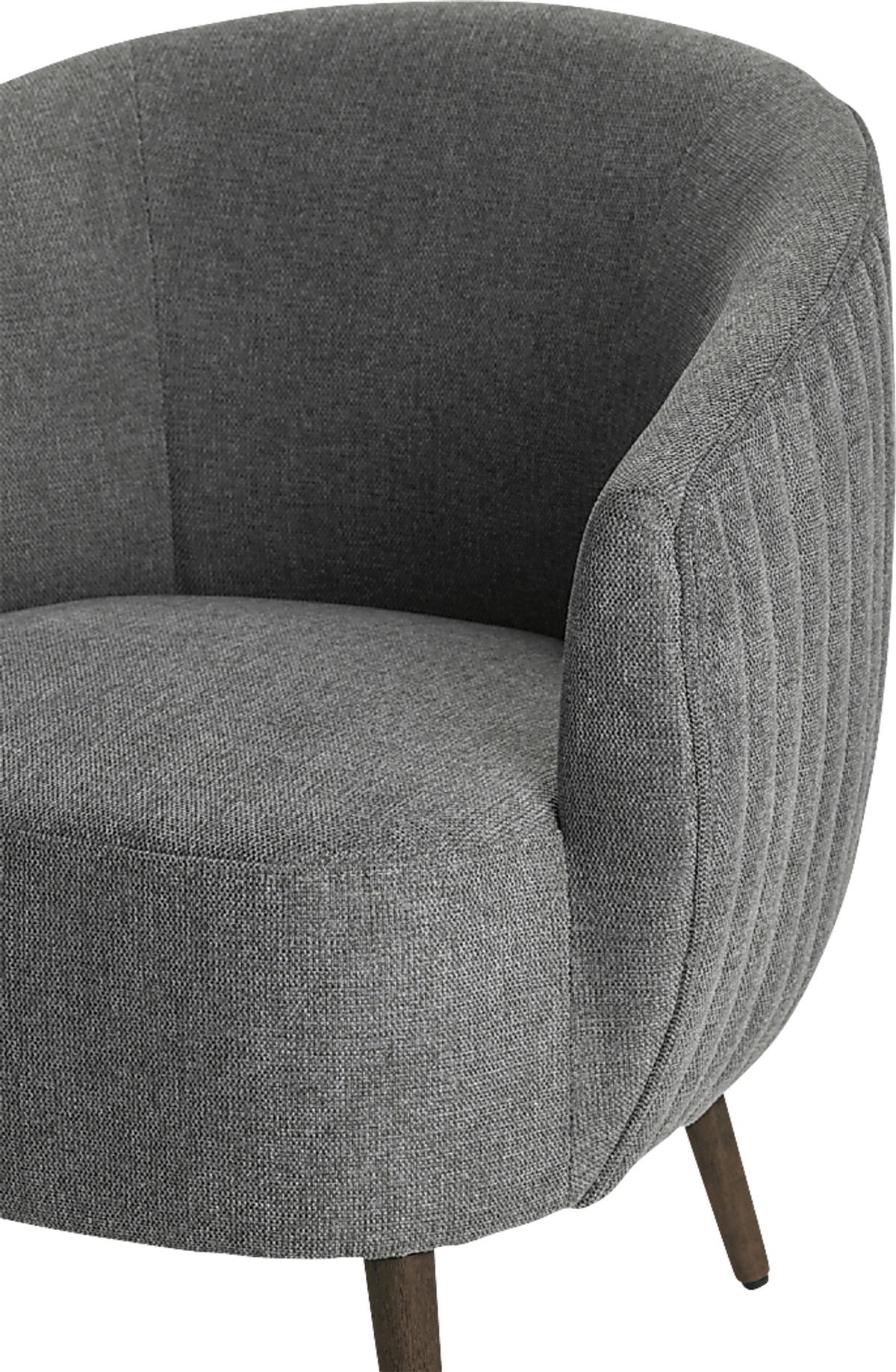 Kassell Gray Polyester Fabric Accent Chair | Rooms to Go