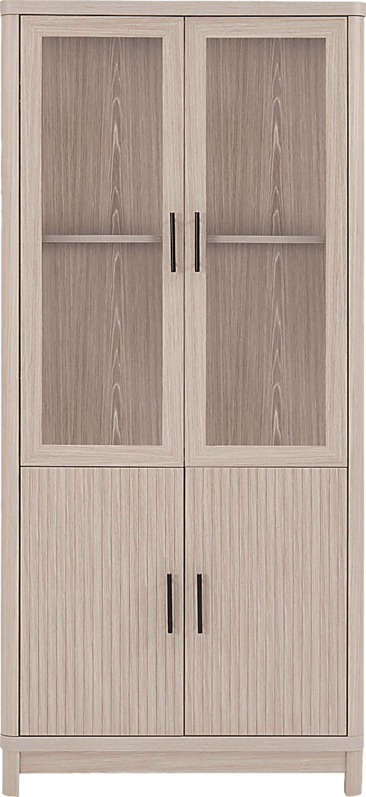 Kassy Beige Bookcase | Rooms to Go