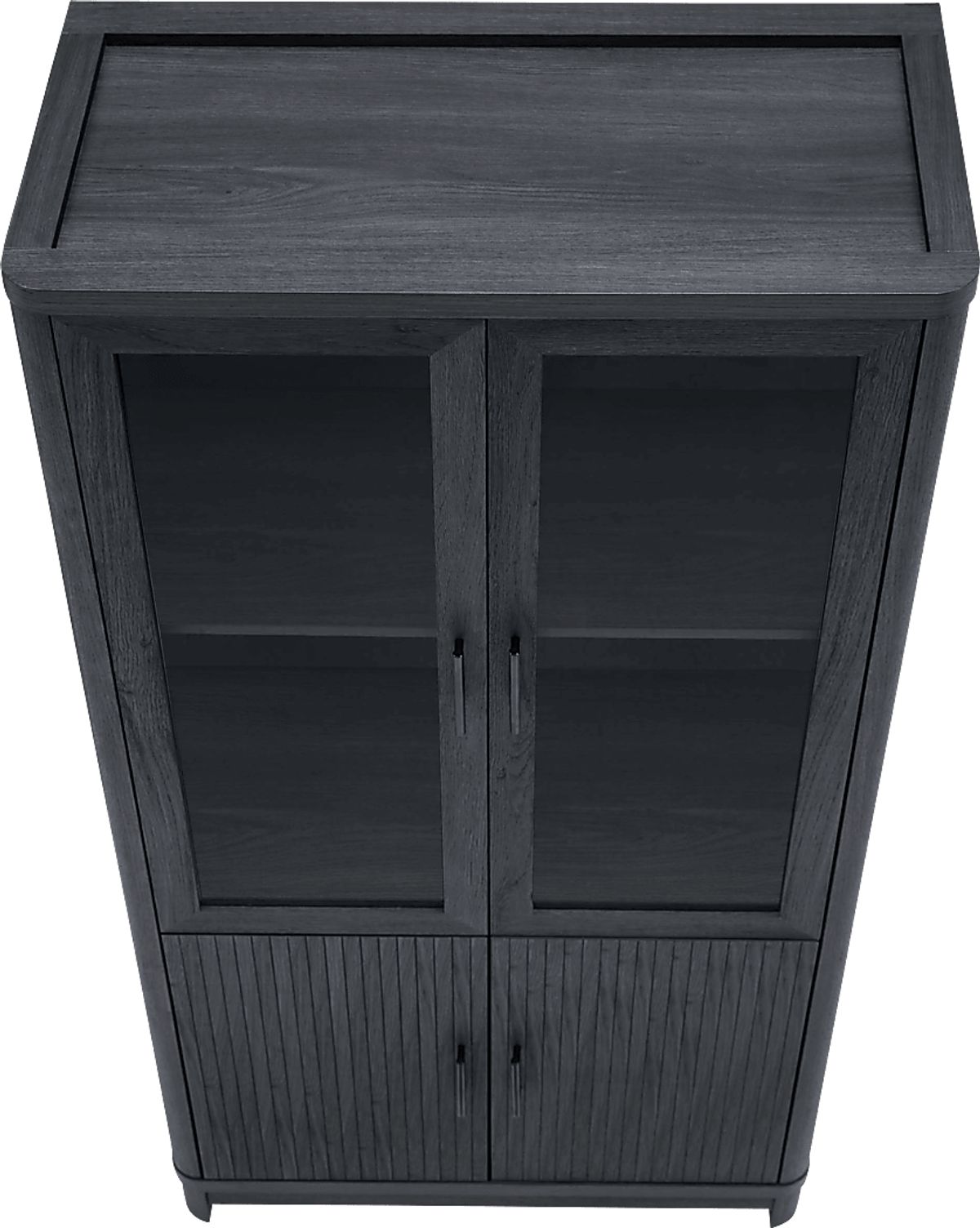 Kassy Charcoal Black,Gray Bookcase | Rooms to Go