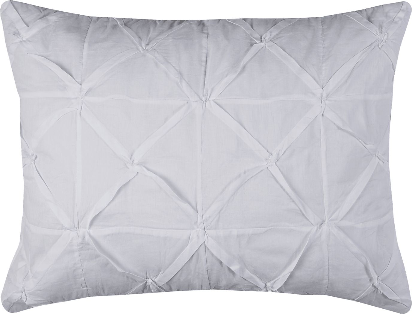 Katrya White King Sham | Rooms to Go